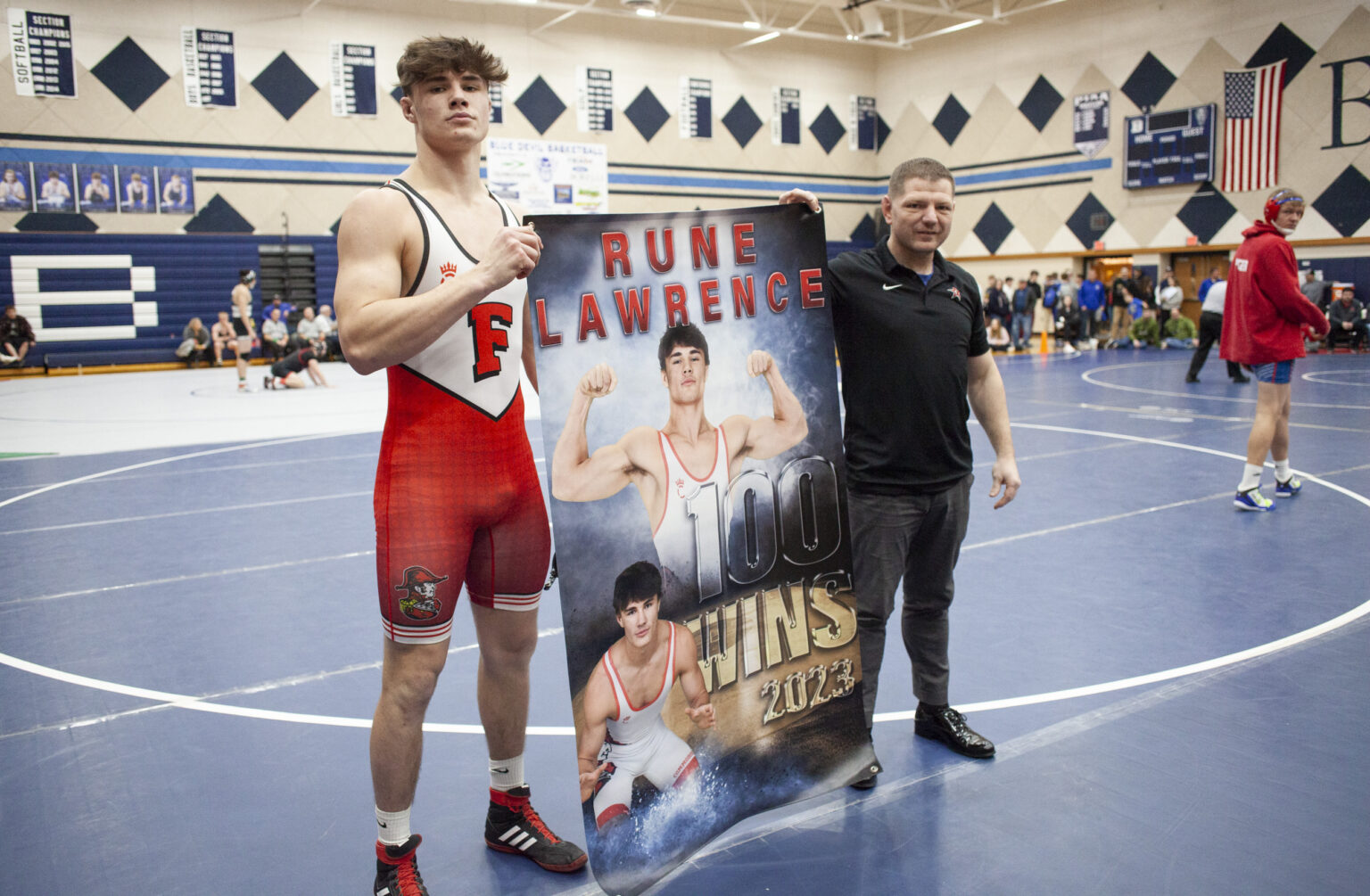 Halfway to history: Frazier wrestling phenom Rune Lawrence keeping cool ...